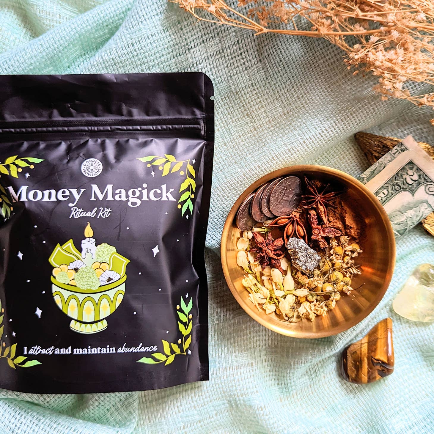 Money Magick Ritual Kit by Goddess Provisions