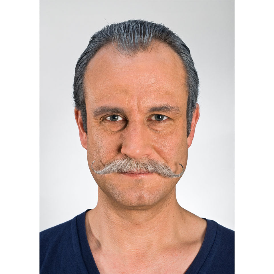 Kryolan El Bandito Salt-N-Pepper Mustache by Kryolan